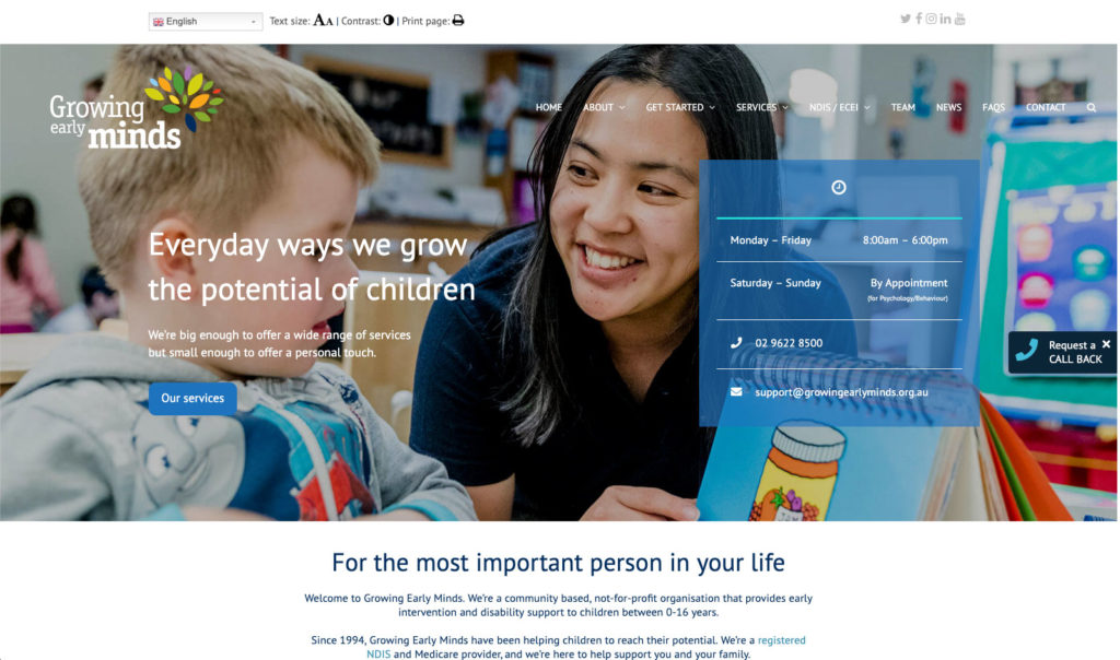 Growing Early Minds - Softcom Web Solutions